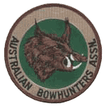 Boar Cloth Badge – Australian Bowhunters Association Ltd